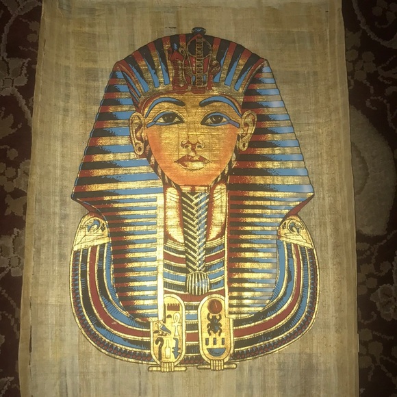 Wall Decor | Egyptian Papyrus Hand Paint | Poshmark